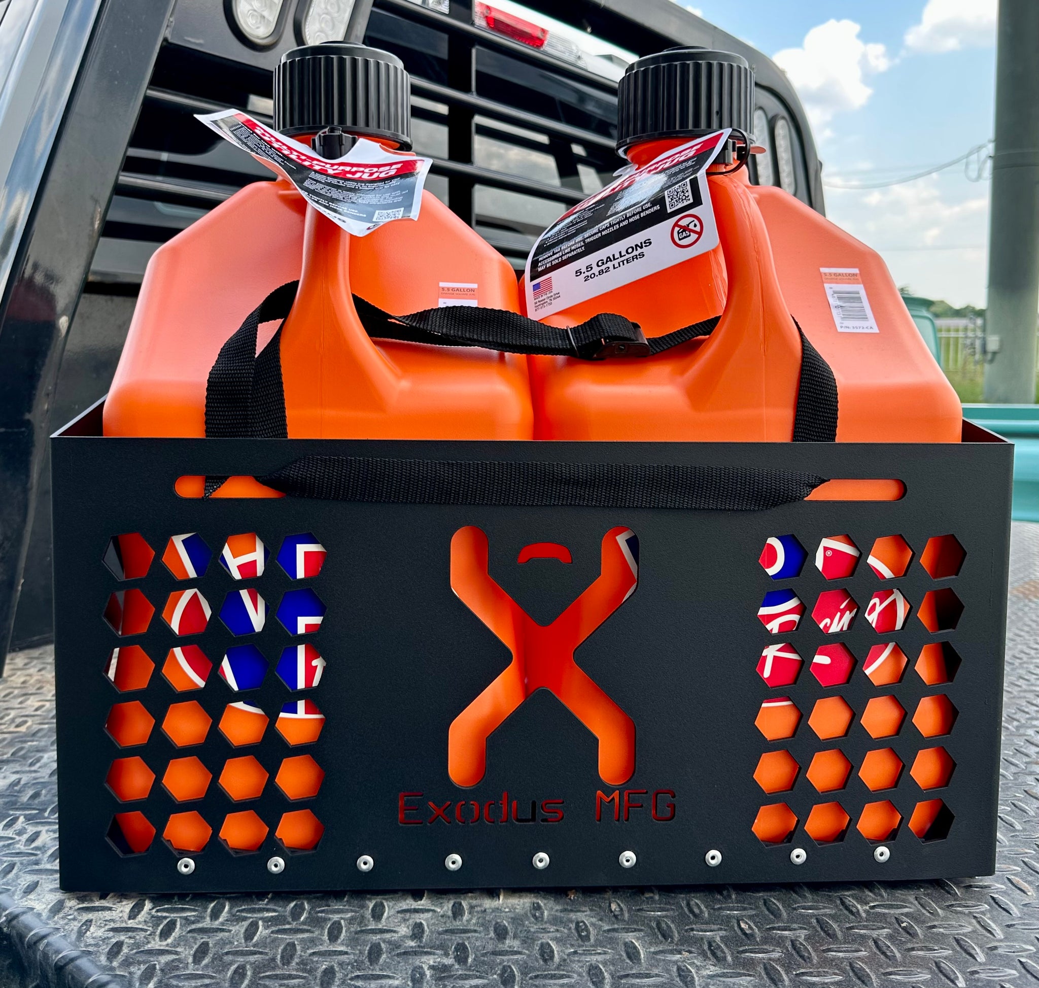 Exodus MFG - VP (Style) Dual Fuel Jug Holder - Standard – Exodus ...